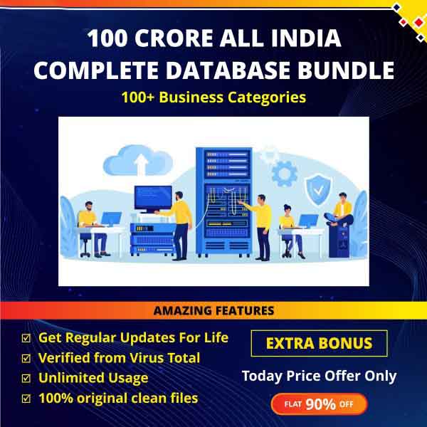 100 CRORE ALL INDIA DATABASE – UPDATED VERSION 2024 – EZKIT